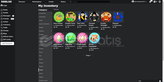 3500 Robux Totalli Hesap!!! - 1545156 | İtemsatış