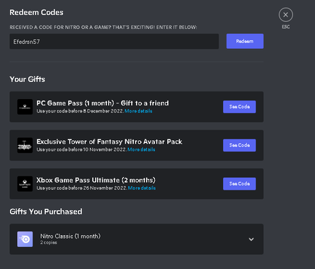 Discord Nitro Classic Gift - 993844 | İtemsatış