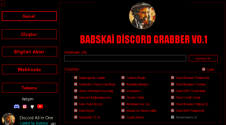 Discord Token Grabber | İtemsatış