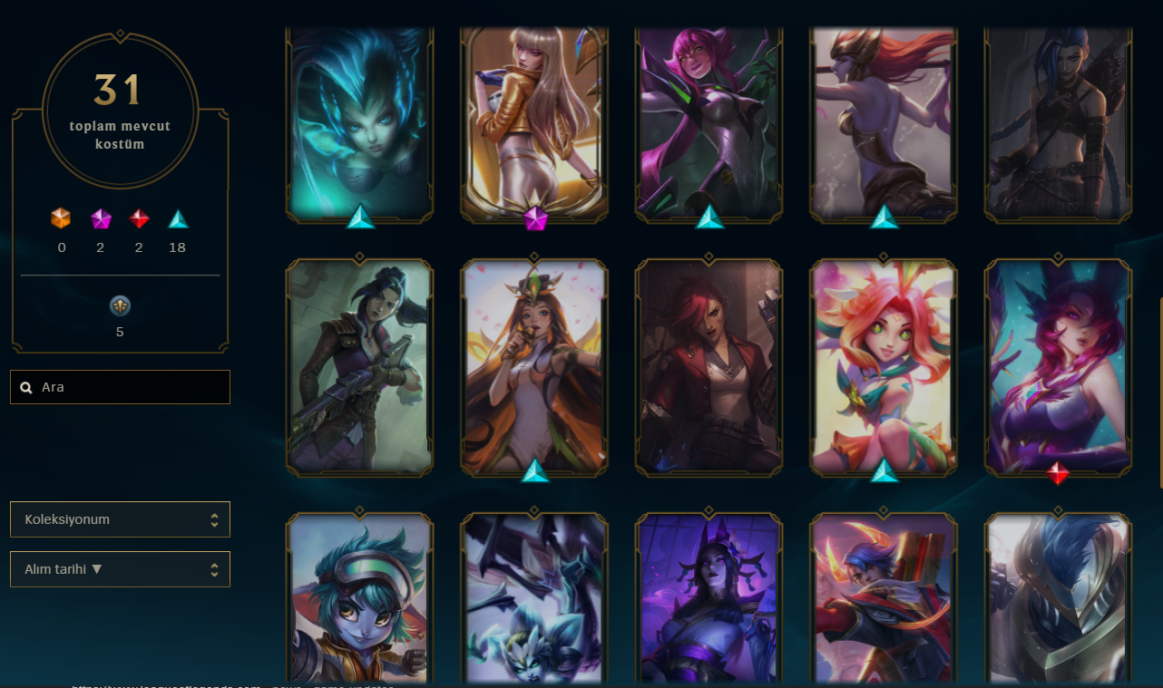 Kda Prestij Kaisalı Hesap - 1109563 | İtemsatış