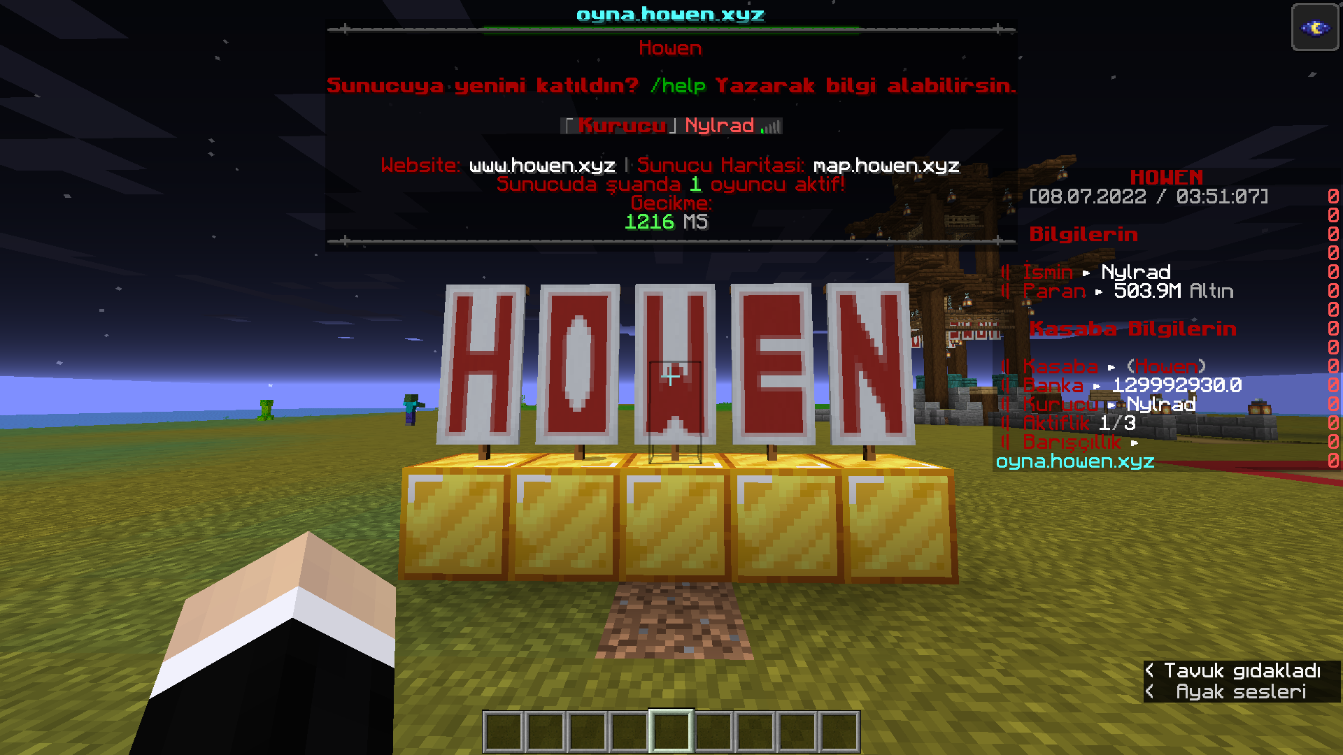 Minecraft Ultra Towny Plugin Paketi - 1168165 | İtemsatış