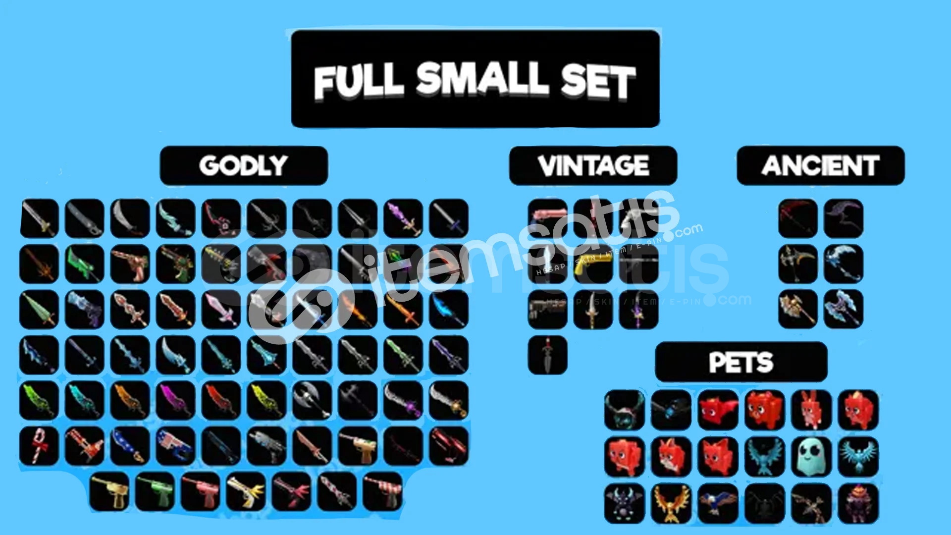 MM2 Small Set(Pet Setde Var) - 1413544 | İtemsatış