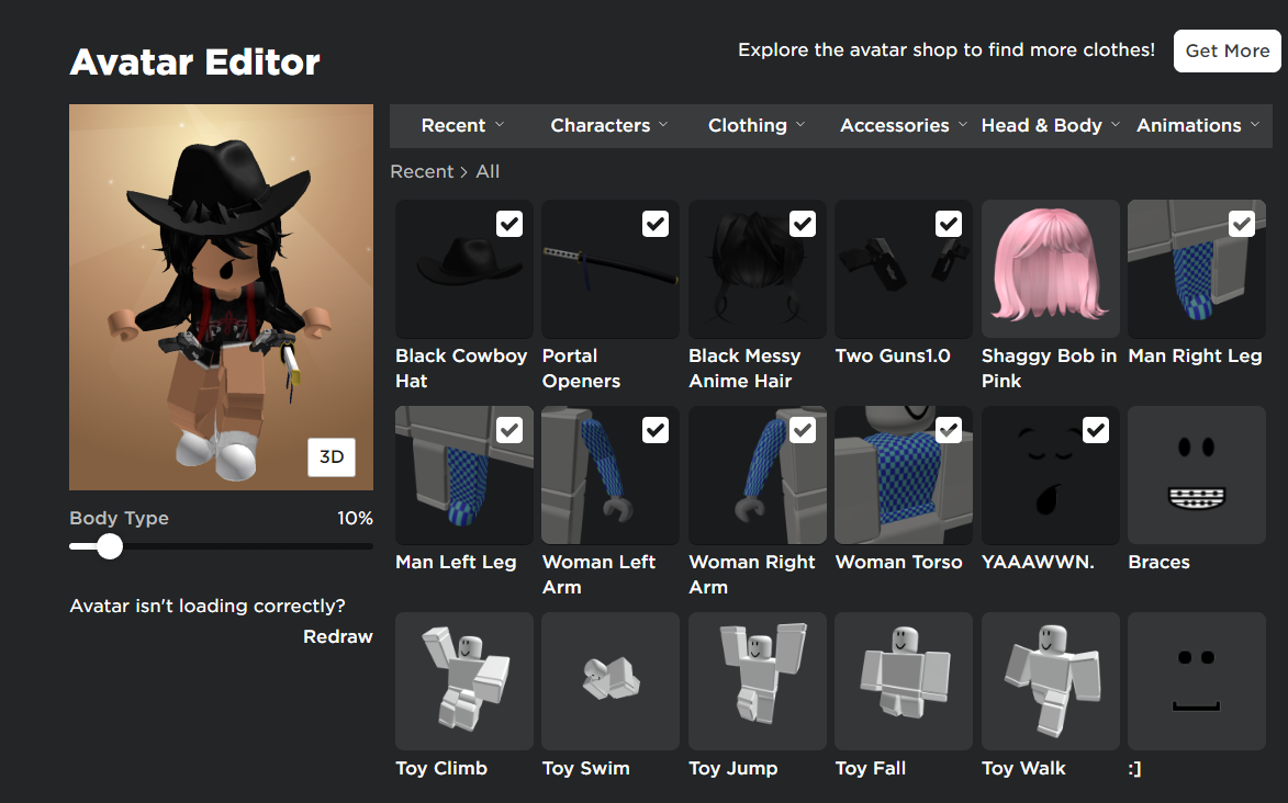 [ÖZEL HESAP] 8,108 Robux Totalli Hesap! - 1121167 | İtemsatış