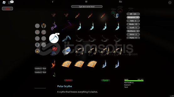 Project Slayer Polar Scythe UCUZA - 1592773 | İtemsatış