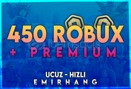 Roblox 450 Robux + 1 Ay Premium - 1312901 | İtemsatış