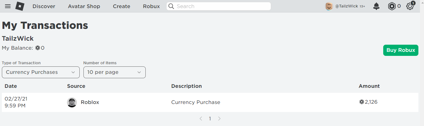 Roblox Hesap [2.126 Robux Total & Erkek Hes - 1155040 | İtemsatış