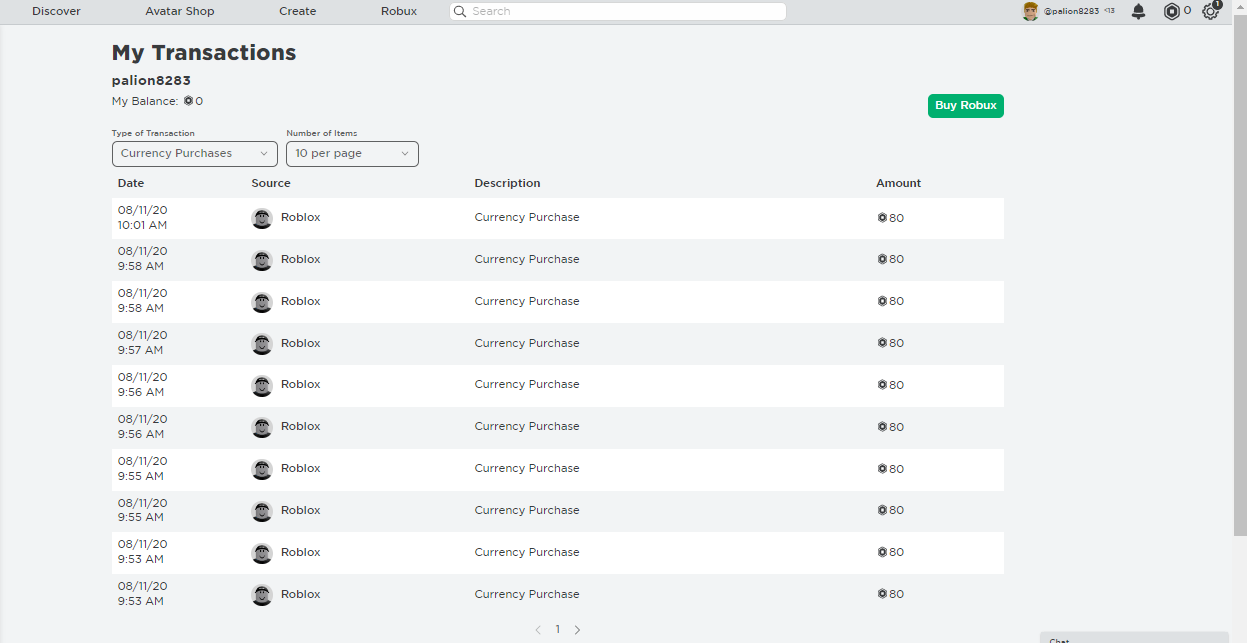 Roblox Hesap [840 Robux Total & Erkek Hesap - 1247018 | İtemsatış