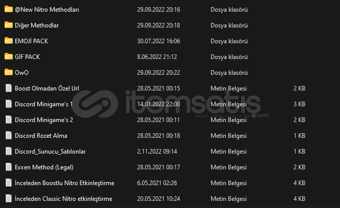 ⭐SANAL METHOD 500MB⭐7/24 OWO-FPS-DC-SANAL L - 1335756 | İtemsatış