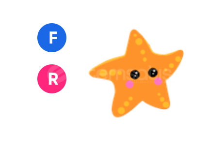 Starfish Pet [Fly & Ride] | Adopt Me - 1360623 | İtemsatış