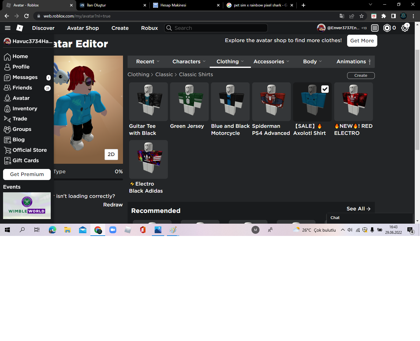 Total 80 robux! Hesap ismi Enver3737Enver | İtemsatış